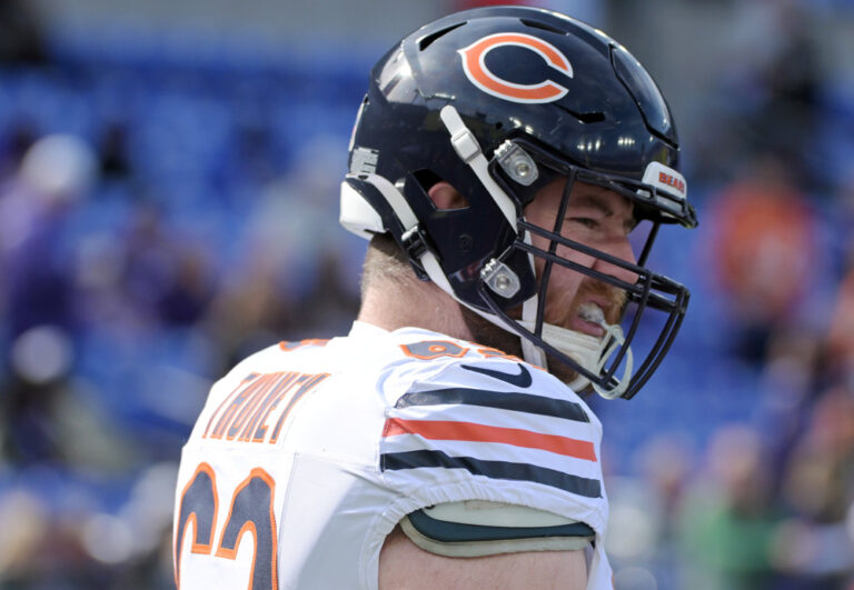 Bears shuffling offensive line for playoff game vs. Rams?