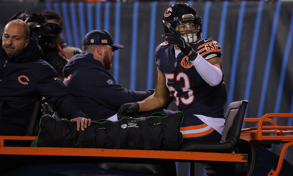 Two devastating injuries threaten Bears’ playoff push vs. Rams